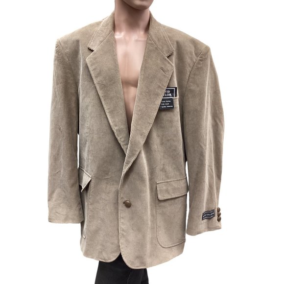 David Taylor | Jackets & Coats | David Taylor Tan Sports Coat Size 44r ...